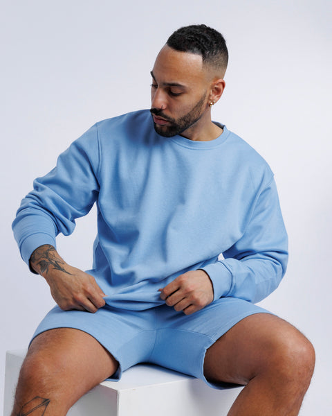Cocoburry Crewneck Sky Blue | Cocoburry Official Store